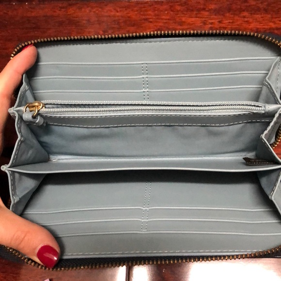 Coach | Bags | Coach Signature Denim Purse And Wallet | Poshmark